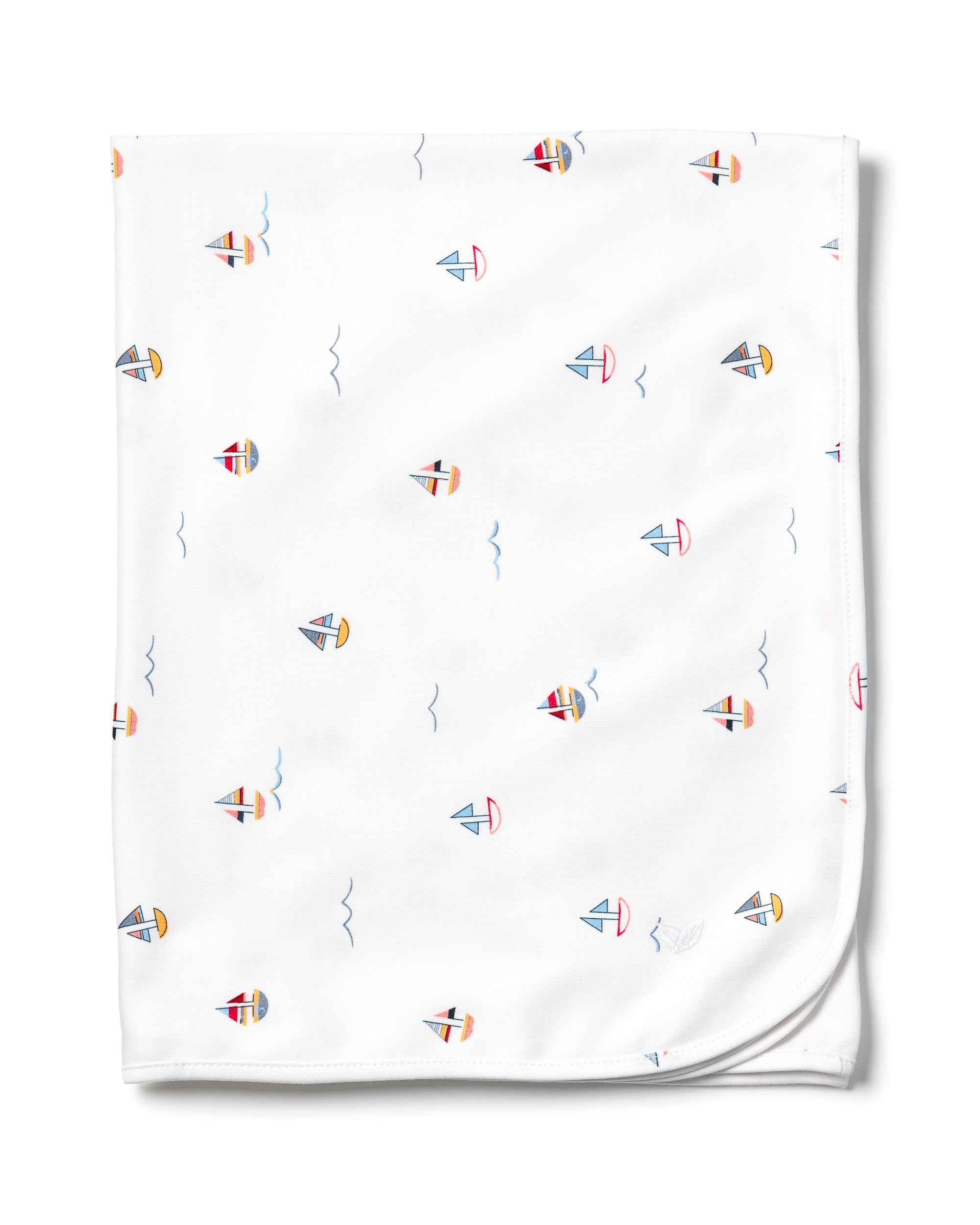 Pima Cotton Bateau Baby Blanket | Petite Plume