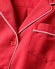 Women's Red Flannel Classic Pajama Set | Petite Plume