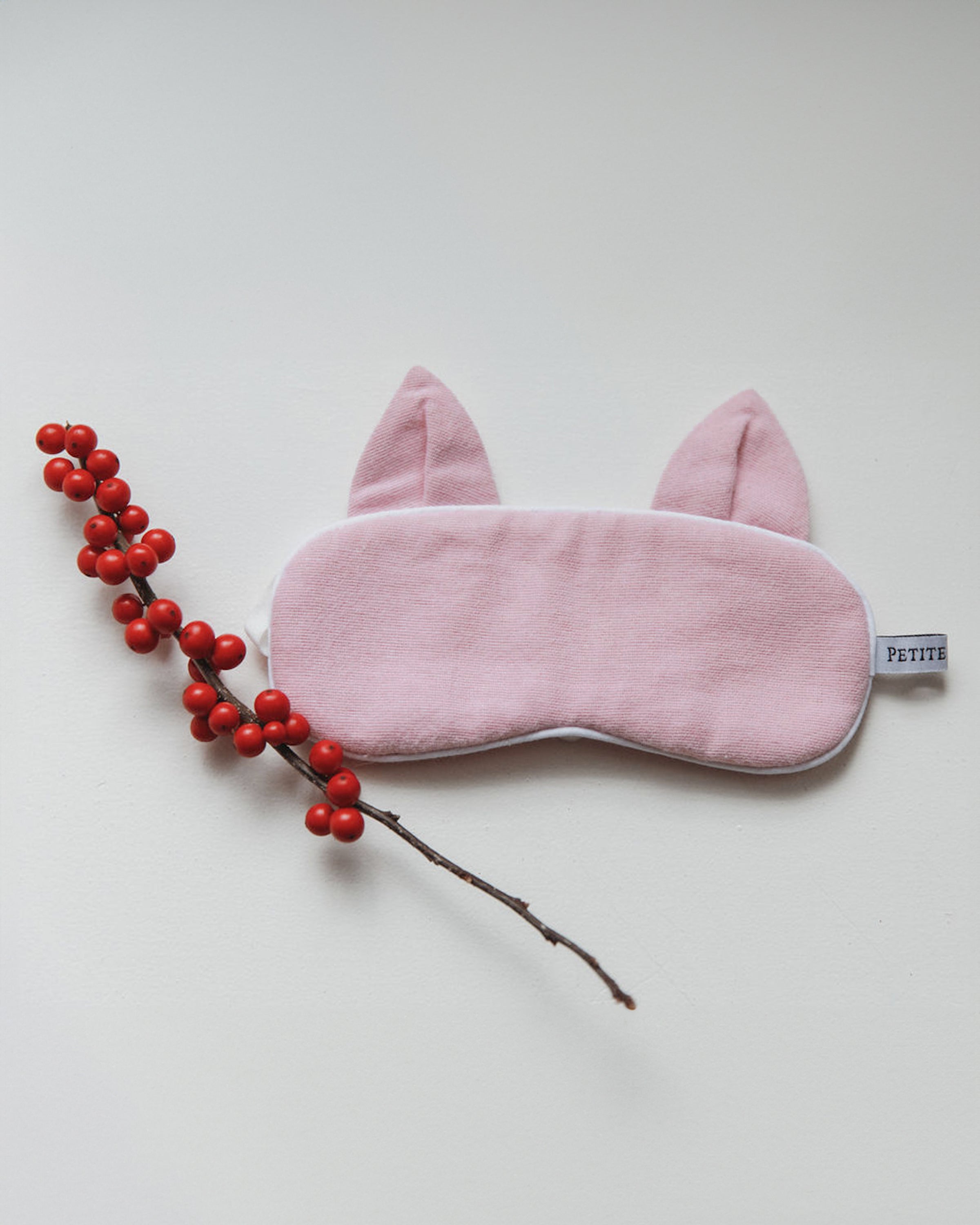Children's Pink Kitty Eye Mask| Petite Plume