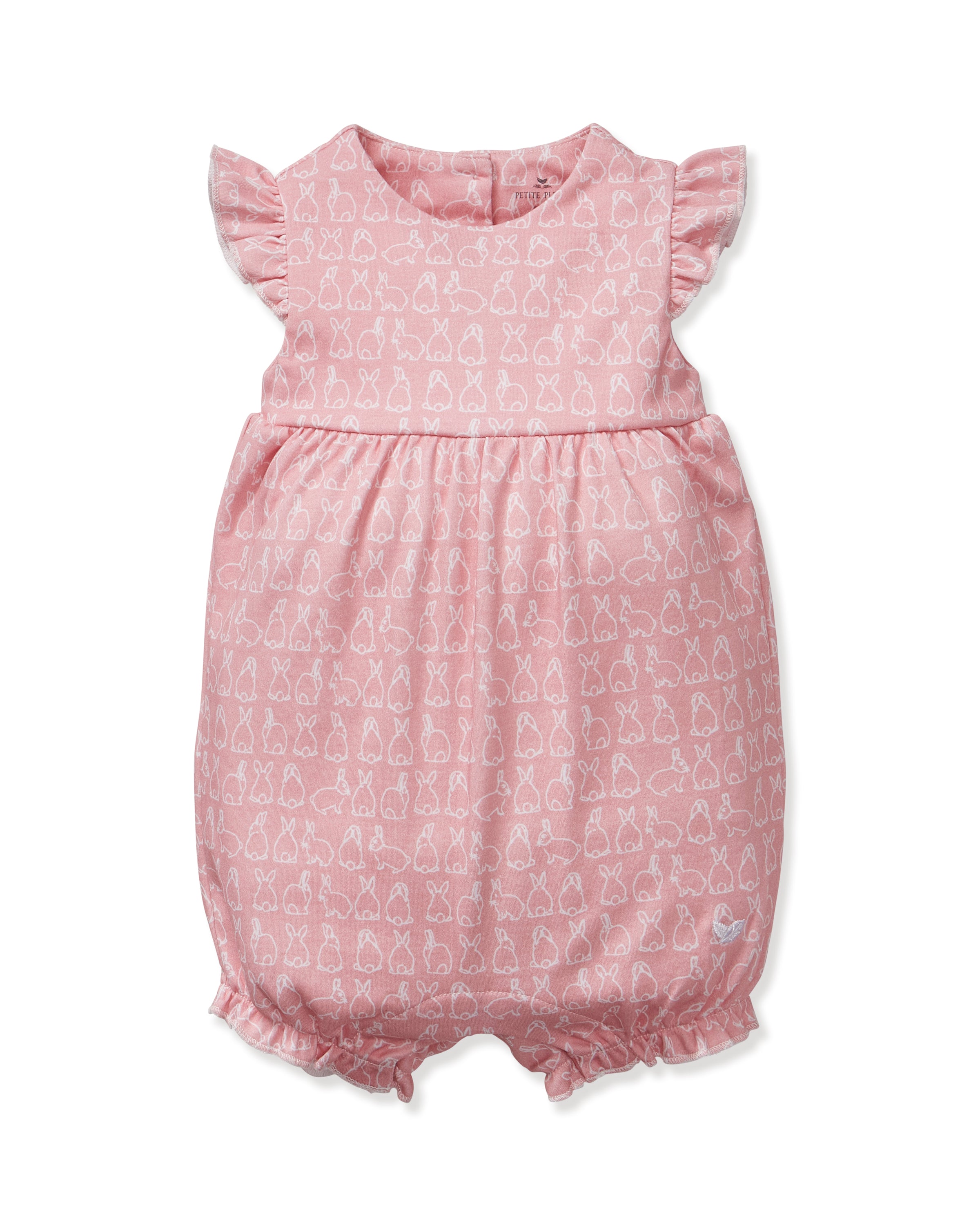 Baby's Pima Isla Play Romper in Hoppy Days Pink