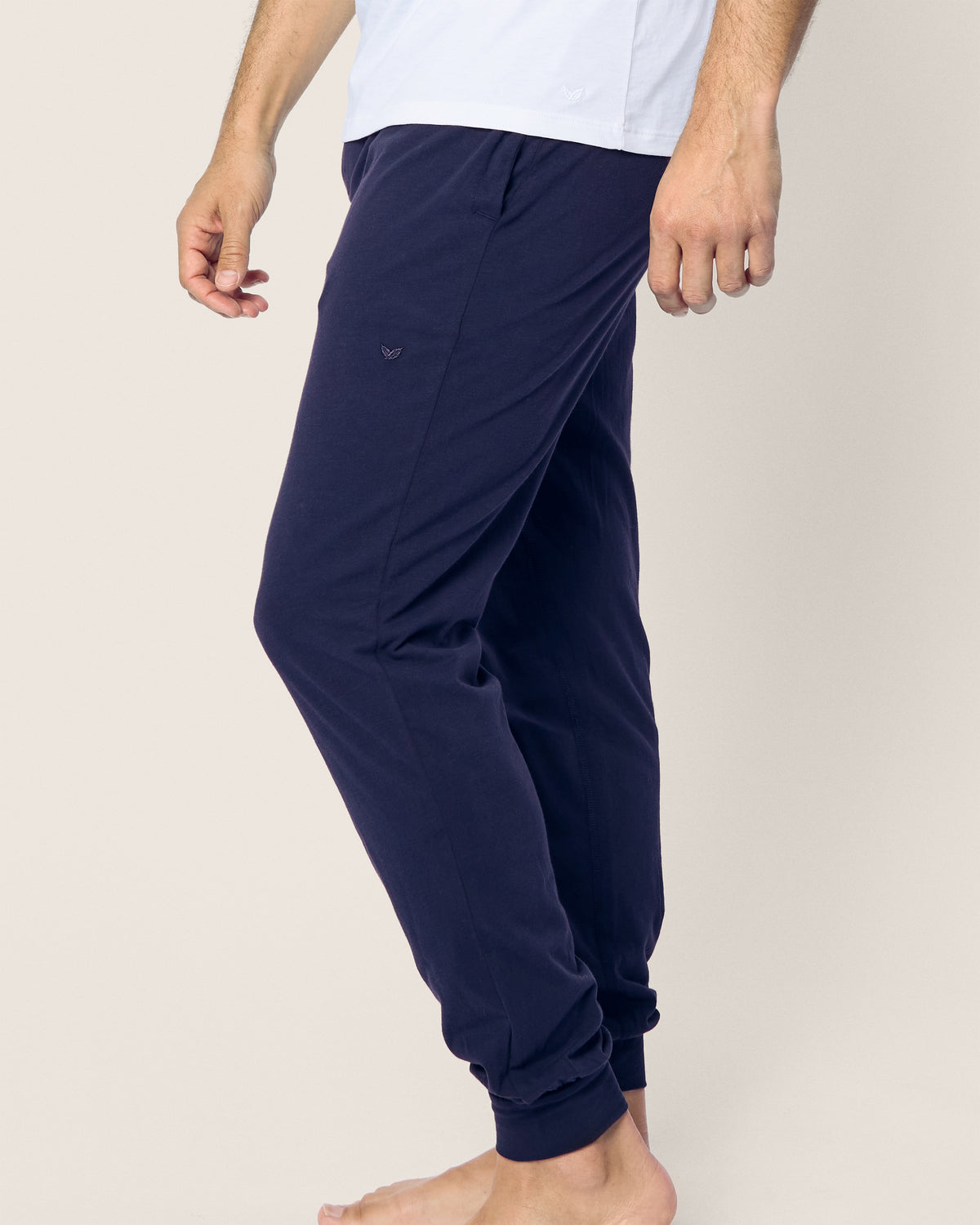 Men's Pima Pants in Navy | Petite Plume