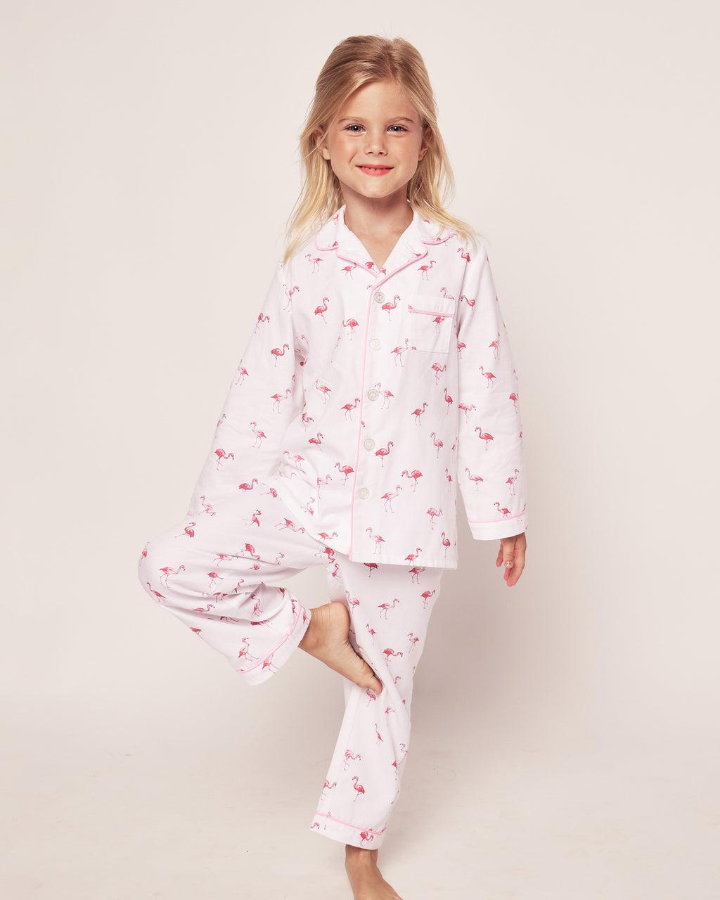 Children's Flamingos Pajama Set | Petite Plume