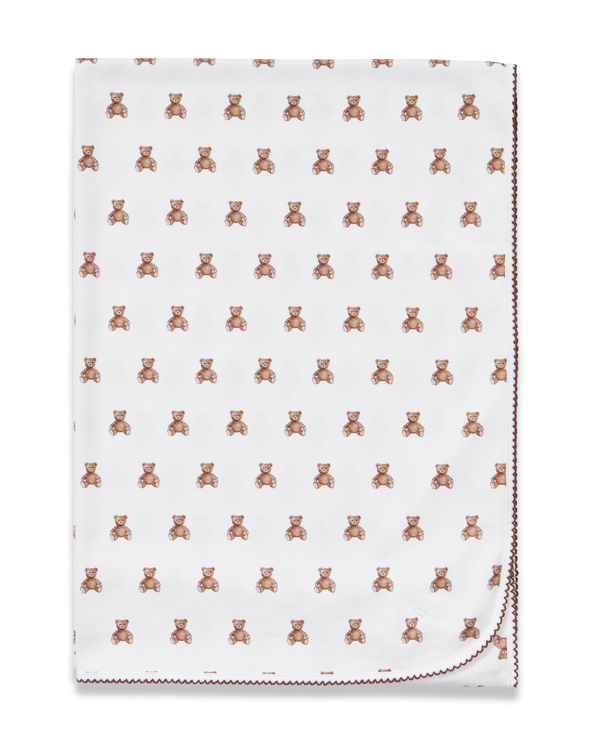 Pima Baby Blanket in Teddy Tales