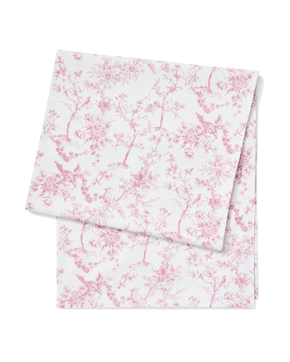 Signature Twill Table Runner in Pink Timeless Toile