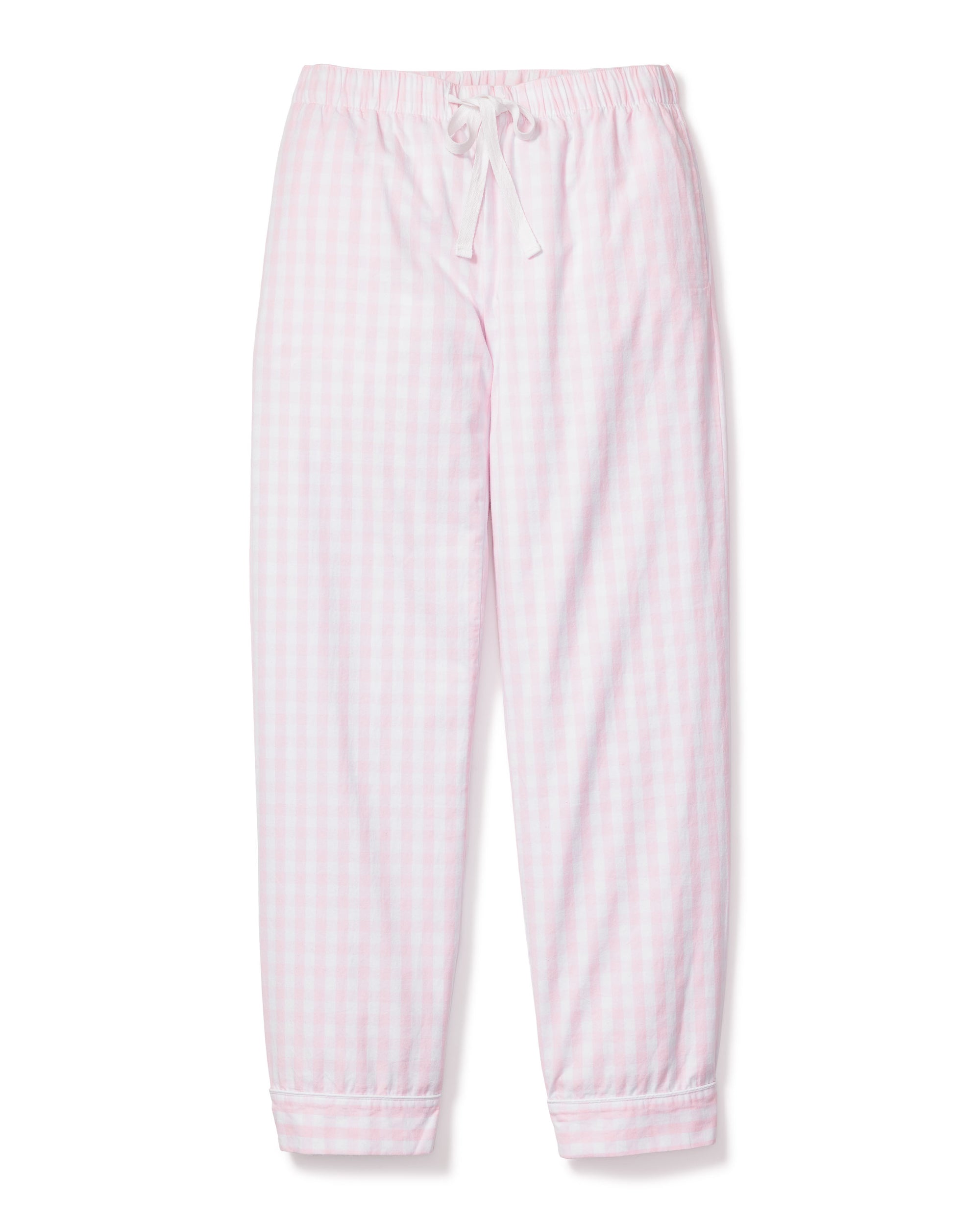 Women's Pink Gingham Pajama Gift Set | Petite Plume