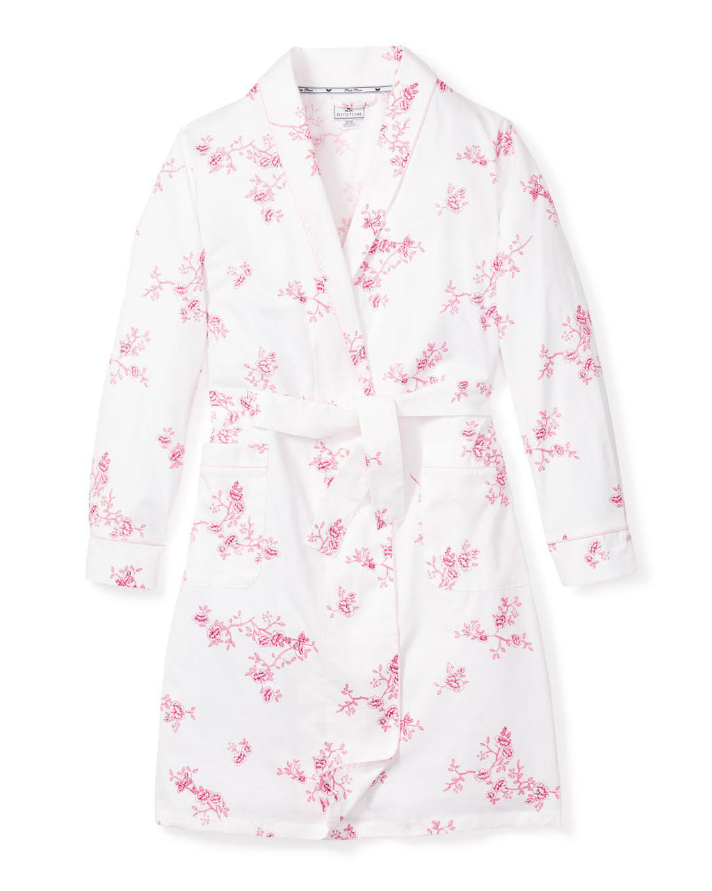 Women's Twill Robe in English Rose Floral – Petite Plume